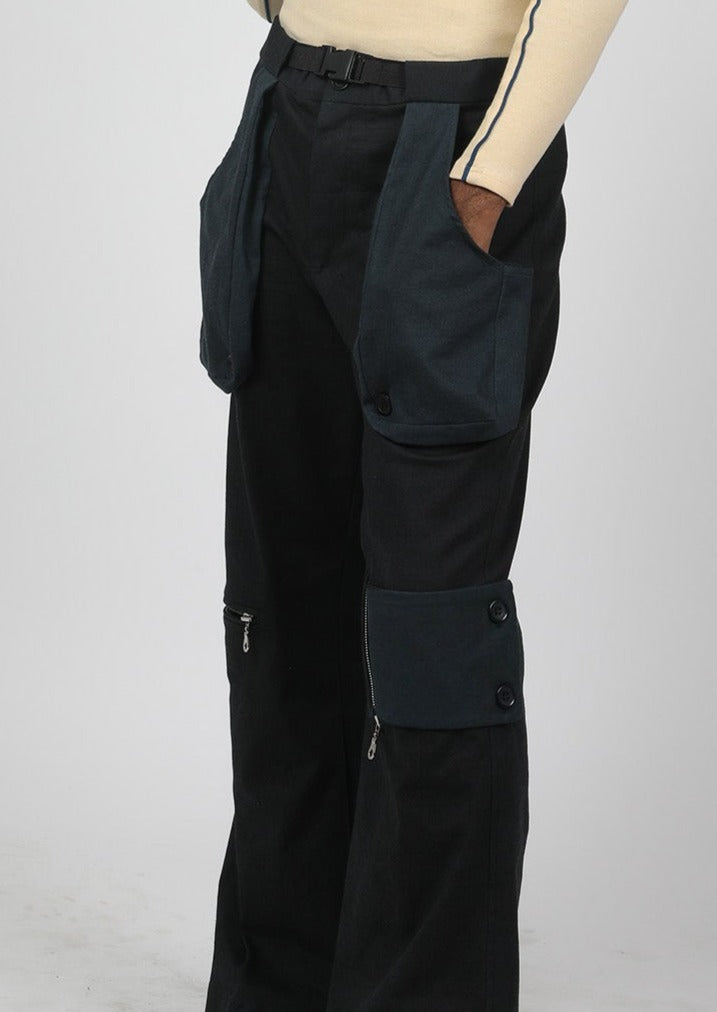 Charcoal Truffle Flared Cargo – Duskin